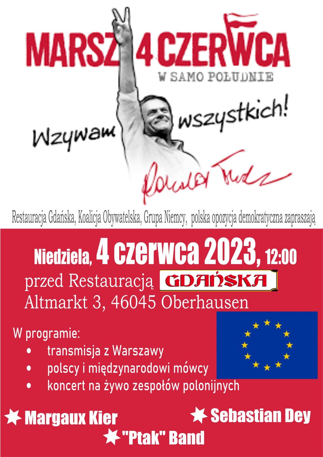 MARSZ 4. czerwca W SAMO POŁUDNIE – Gdanska